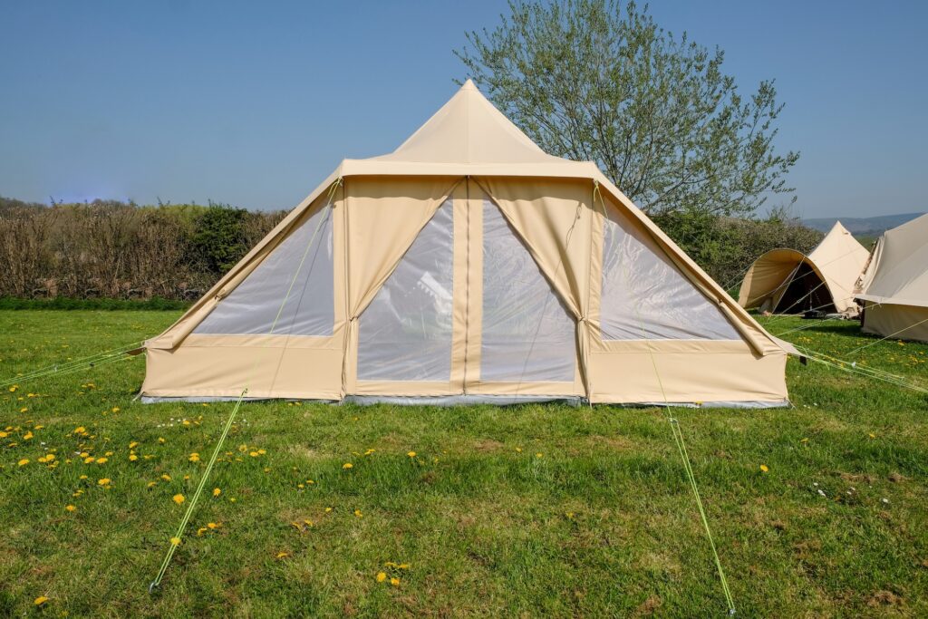 Touareg Fire Retardant Bell Tent with Stove Hole - Life Under Canvas