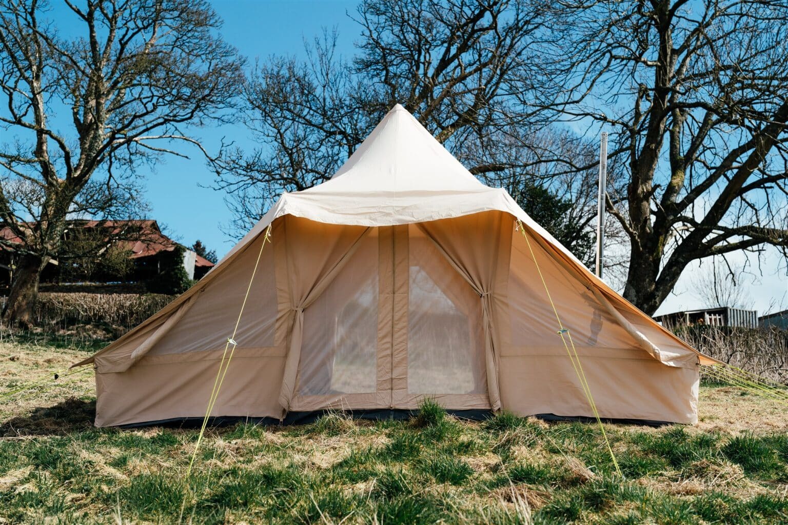 Touareg Fire Retardant Bell Tent with Stove Hole - Life Under Canvas